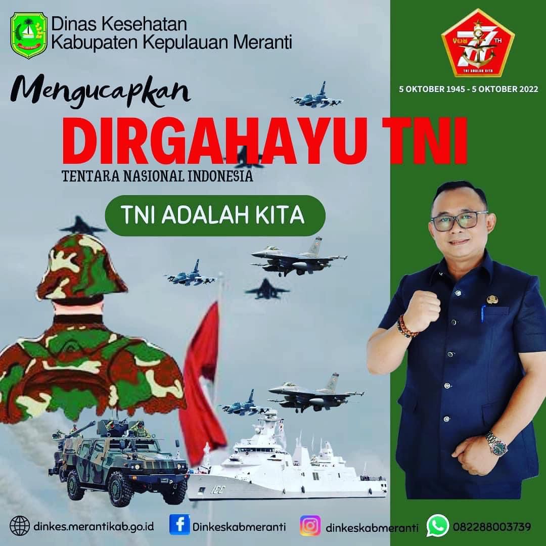 Dirgahayu Tni Ke 77 Dinas Kesehatan Meranti